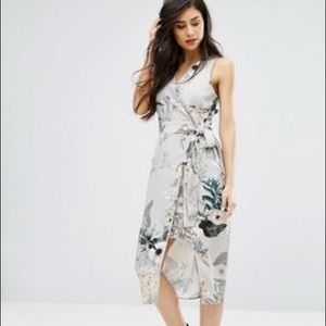 River Island | Dresses | River Island Floral Midi Wrap Dress | Poshmark